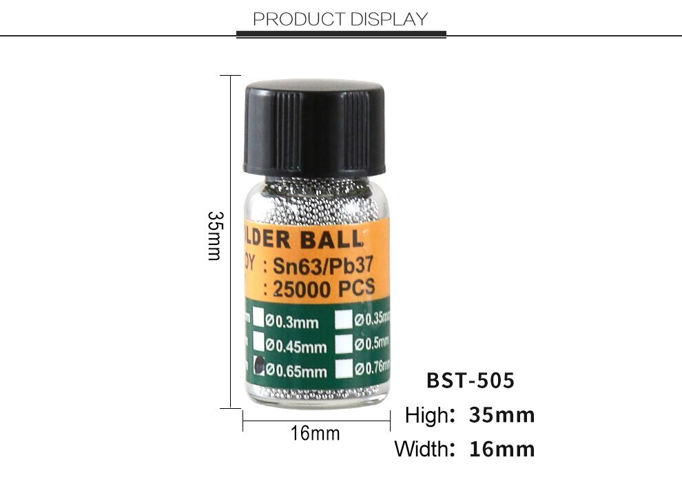 BST-505 Bga Solder Ball Size For Micro Welding Mob... – Vicedeal