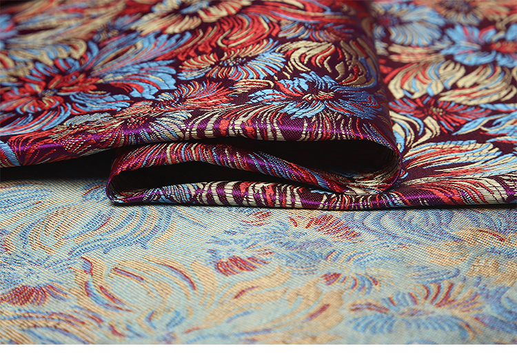 90x100cm yard dyed jacquard tapestry satin 3D jacq... – Vicedeal