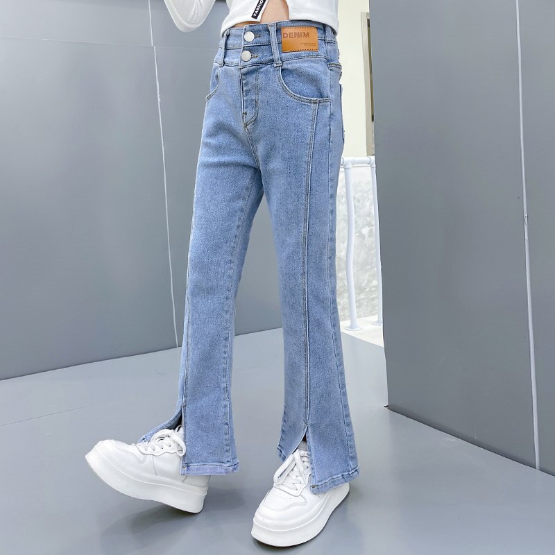 2022 Spring Jeans For Teenager Girls Denim Materia... – Grandado