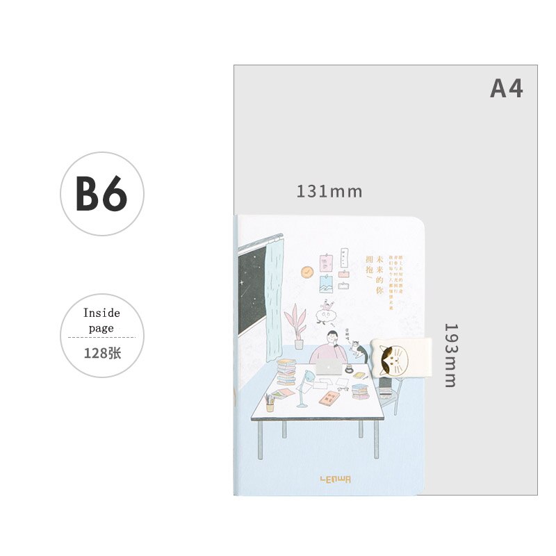 Hardcover Diary Books Color Inside Page Notebook W... – Grandado