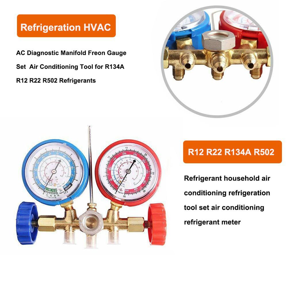 Diagnostic Manifold Freon Gauge Set Air Conditioni... – Vicedeal