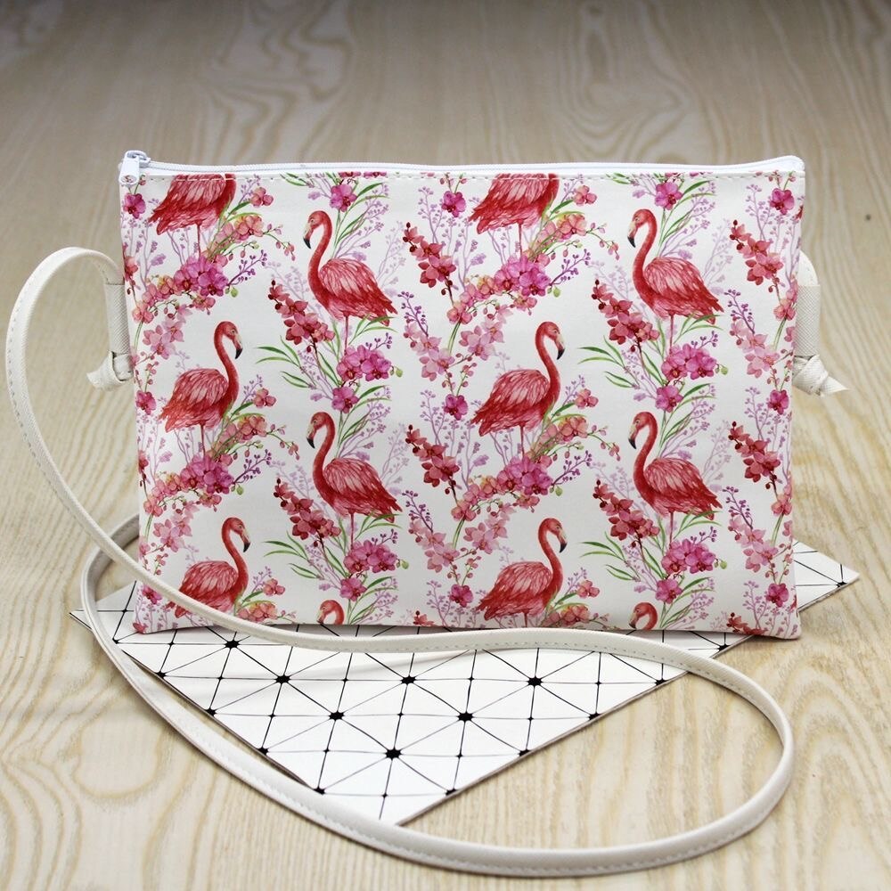 Flamingo Handbag Small Fresh Printing Waterproof O... – Grandado