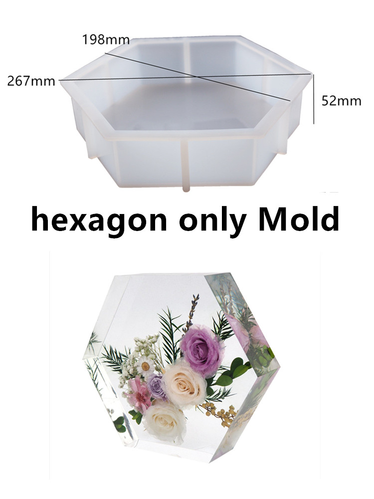 Diy Geometry Crystal Resin Siliconen Mal Grote Kub... – Vicedeal