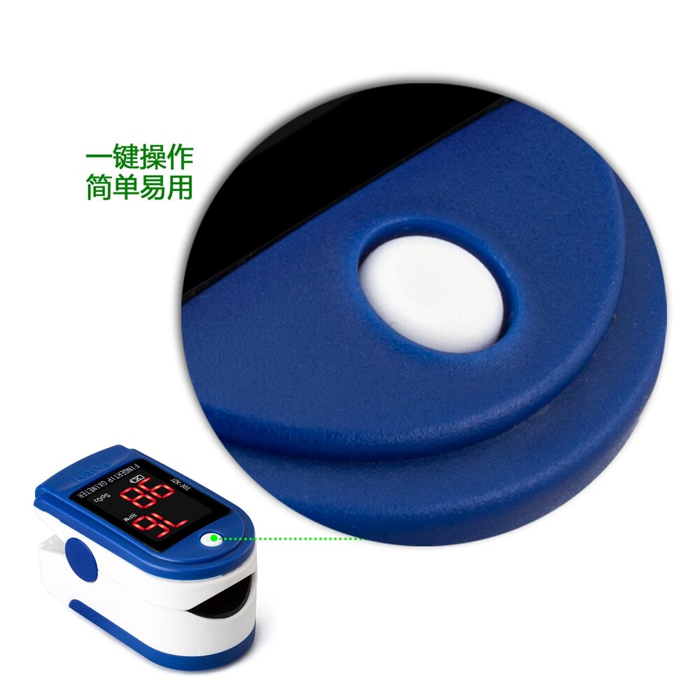 LED Fingertip Pulse Oximeter Blood Oxygen Saturati... – Grandado