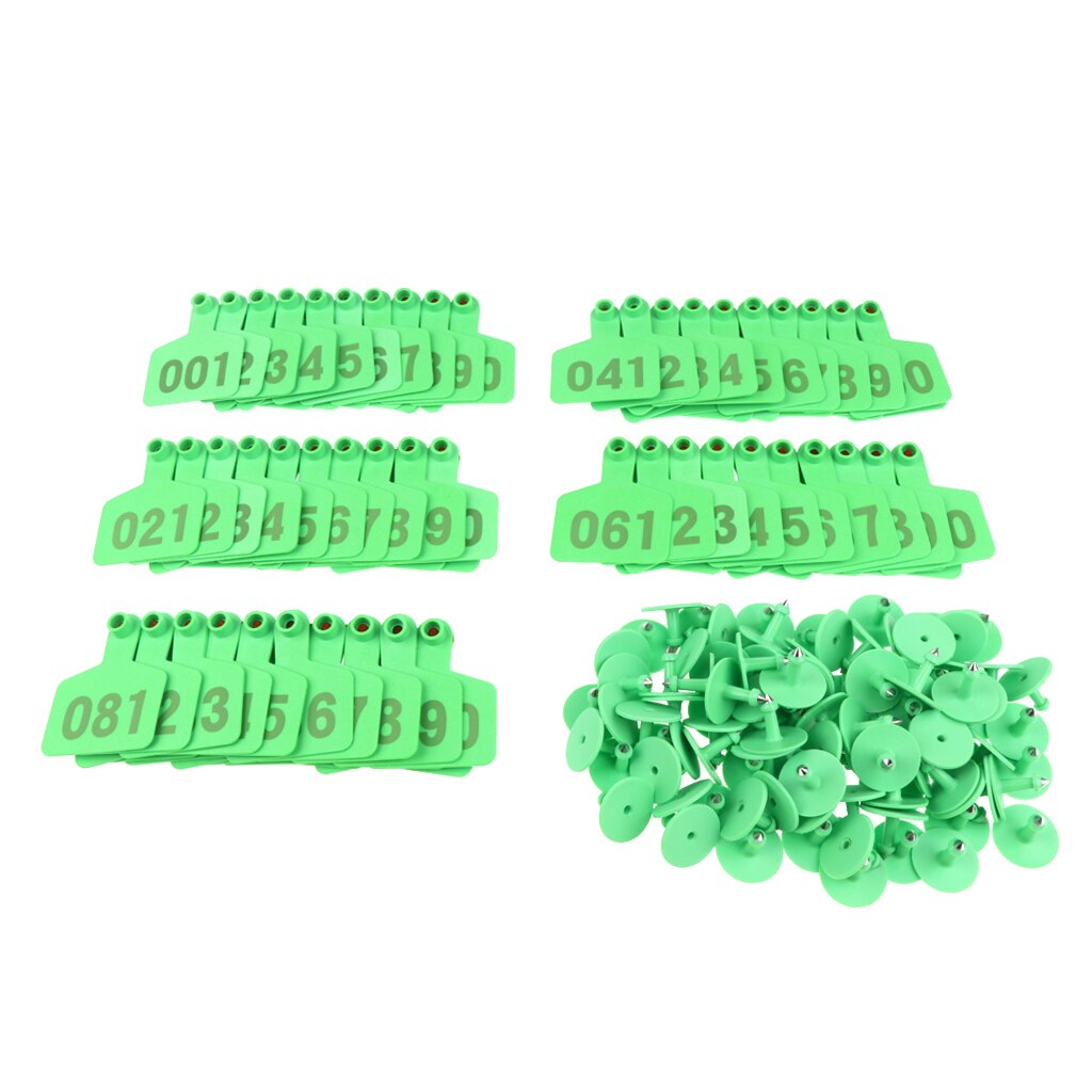 100 PCS Ear Tags, Pig Cows Livestock Ear Tag Marke... – Grandado