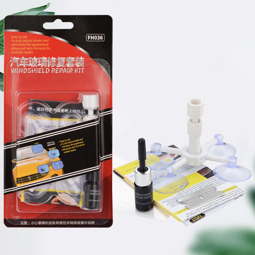 1 Set Auto Glass Repair Kit DIY Windshield Repair ... – Grandado