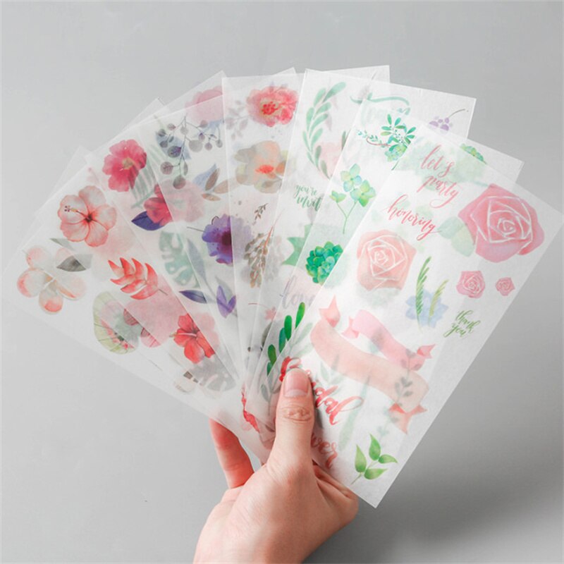 3 Vellen Sakura Washi Stickers Roze Bloem Boom Sti... – Vicedeal