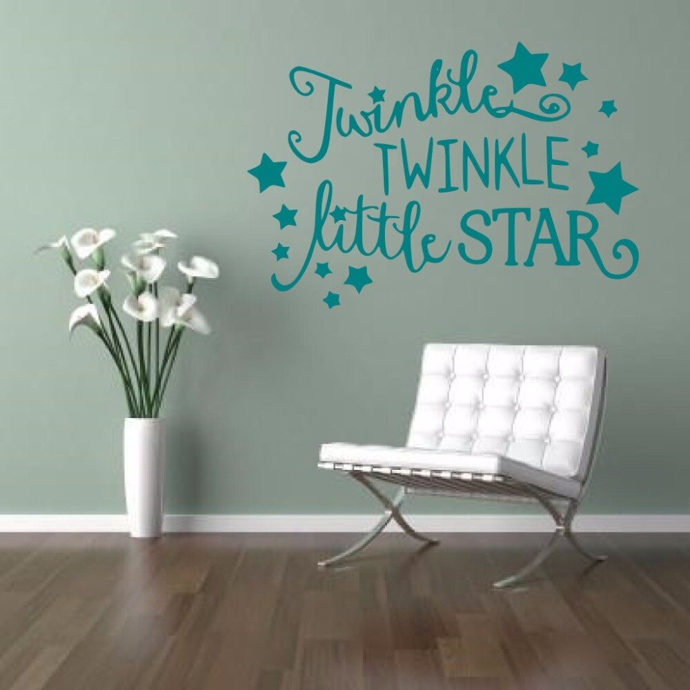 Little Star Lettering Pattern Wallpaper Removable ... – Grandado