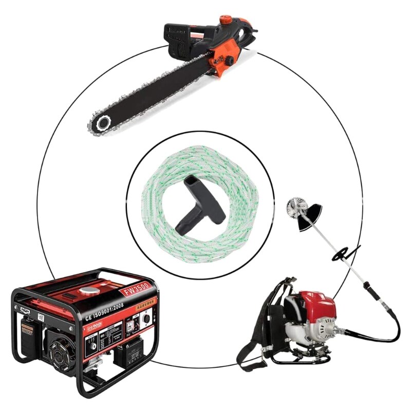 Terugslag Touw Pull Koord Met Starter Handvat Voor... – Grandado