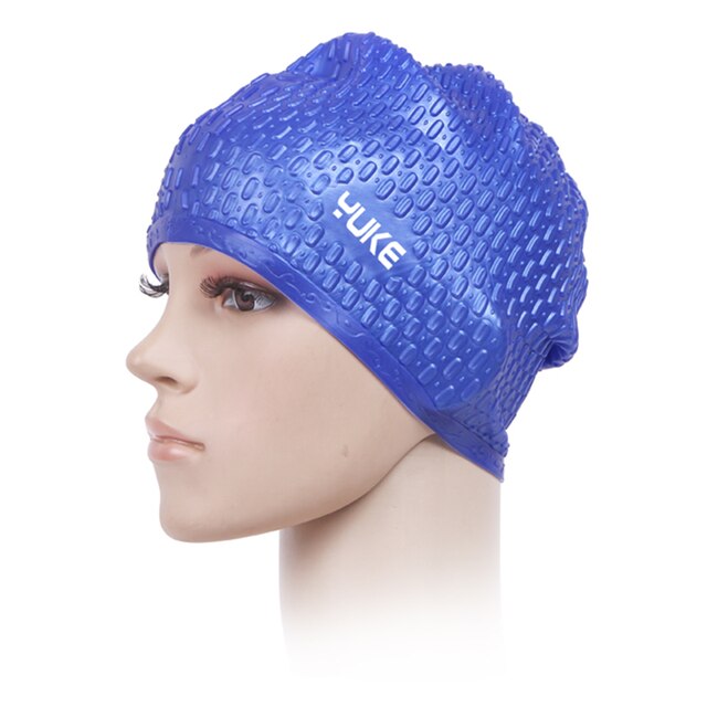 Yuke Silicone Swim Cap Adults Swimming Cap Men Wom... – Grandado