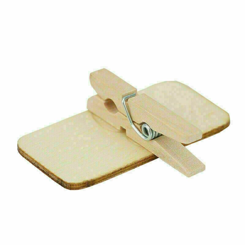 Mini Wooden Blackboard Memo Sign Message Small Not... – Vicedeal