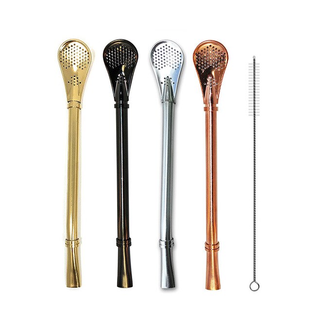 UPORS 4pcs 304 Stainless Steel Bombilla Drinking S... – Grandado