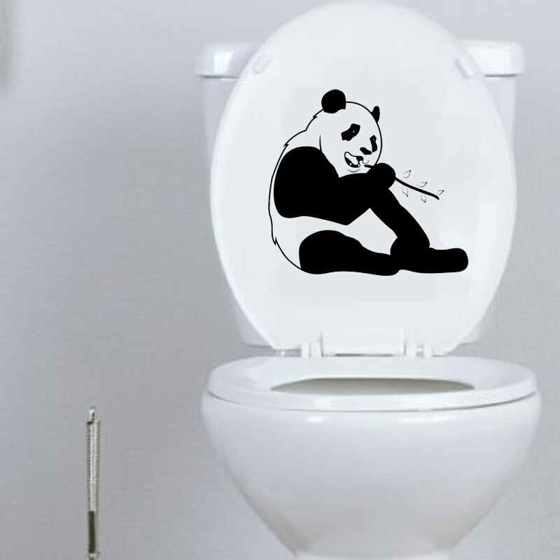 Panda Dier Cartoon Home Decor Badkamer Vinyl Muurt... – Grandado