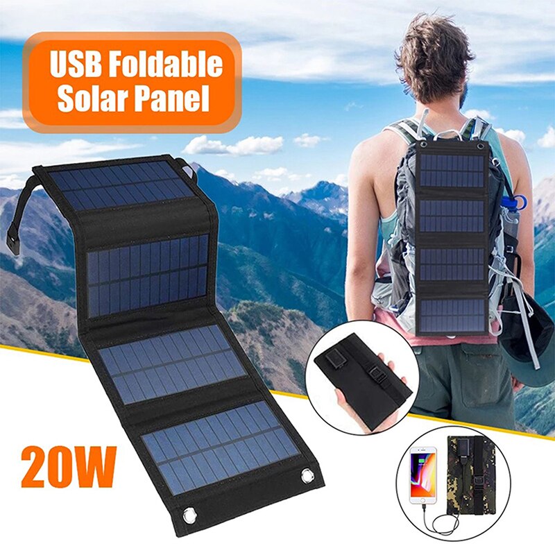 5V 20W Solar Panel Bag USB Waterproof Solar Charge... – Grandado