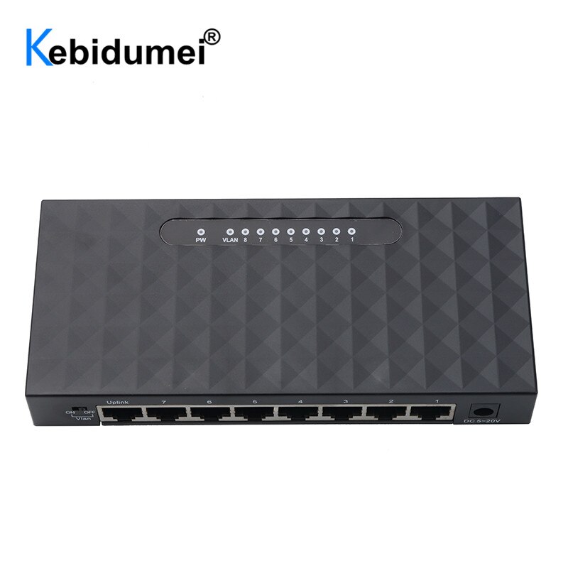 8 Poort Netwerk Ethernet Switch Smart Gigabit Swit... – Grandado