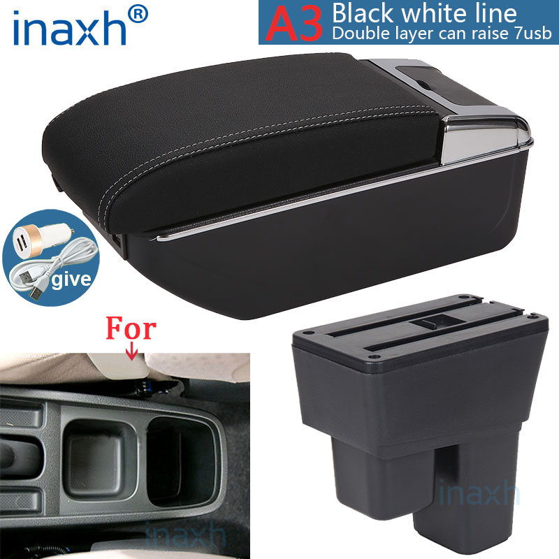For Honda Jazz Armrest box For Honda Fit Jazz 2 Ca... – Grandado