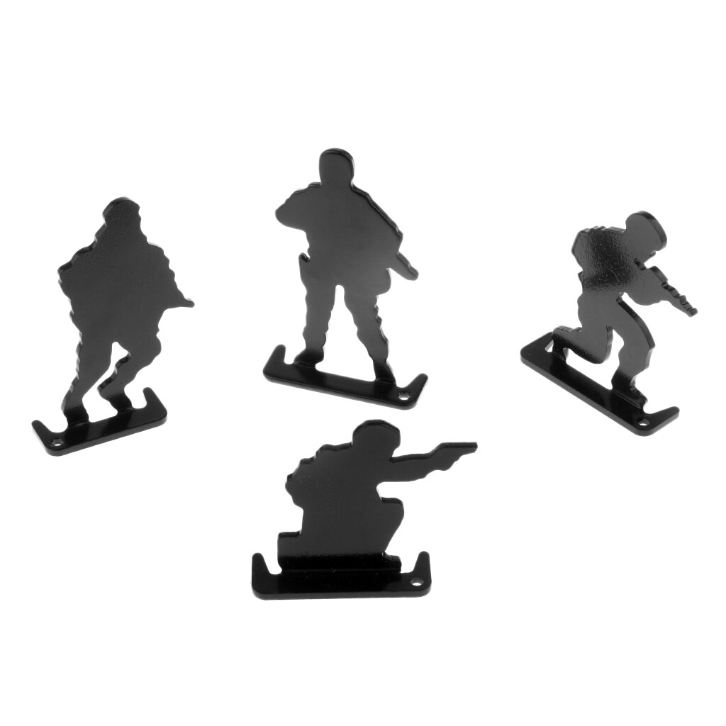 4pcs Soldiers Silhouette Targets Shooting Target f... – Grandado