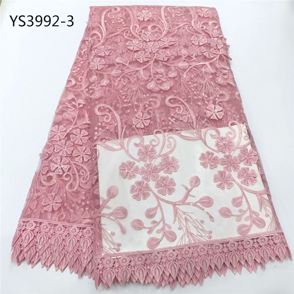 African sky blue style french net lace use for gar... – Grandado