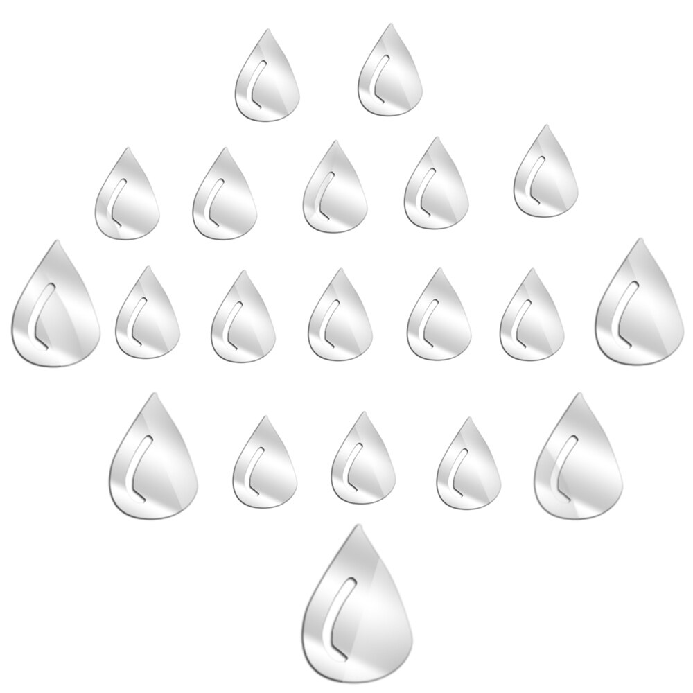 20pcs/set DIY Raindrop Pattern Acrylic Mirror Surf... – Grandado