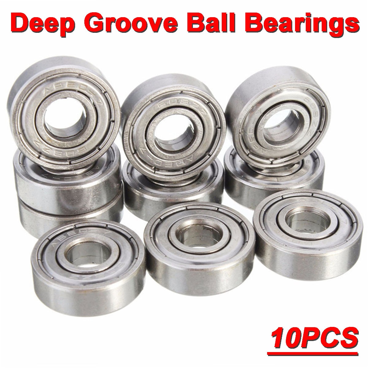 10 st/set 608 kullager abec -5 8 x 22 x 7 mm djupa... – Grandado