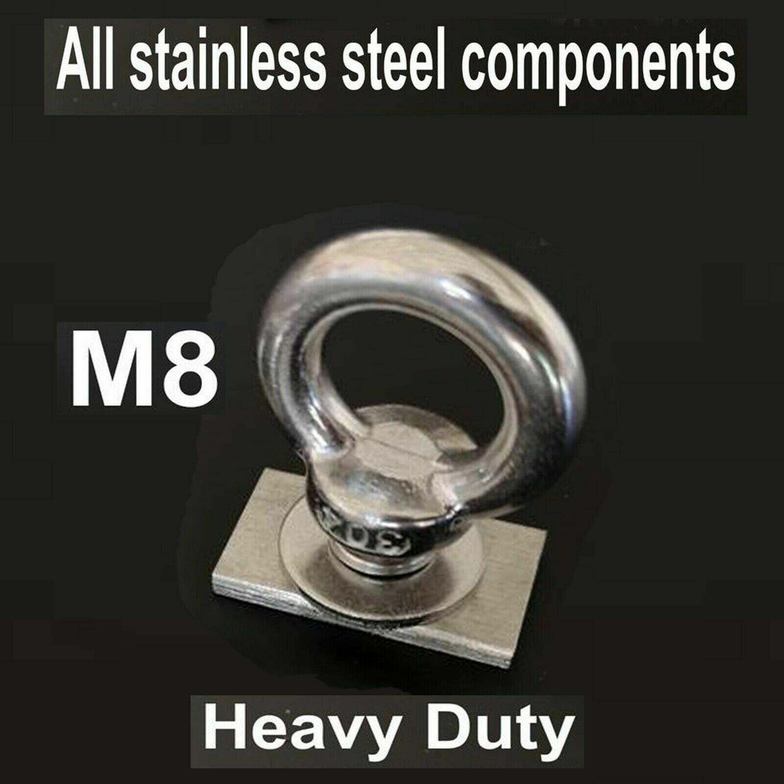 M8 Harness Eye Bolt Nuts Towing Bolts Lifting Gear... – Grandado