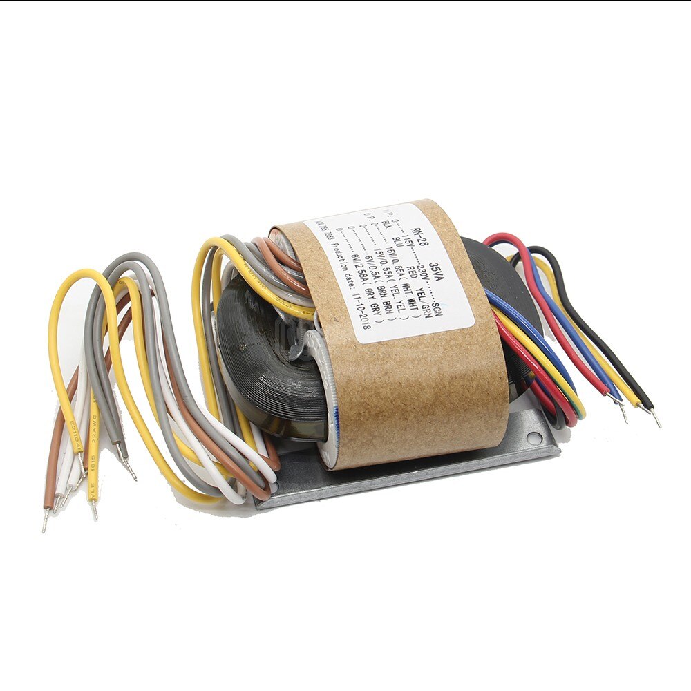 35VA 15V 6V R-Core-Transformator, sauerstoff-Freie... – Vicedeal