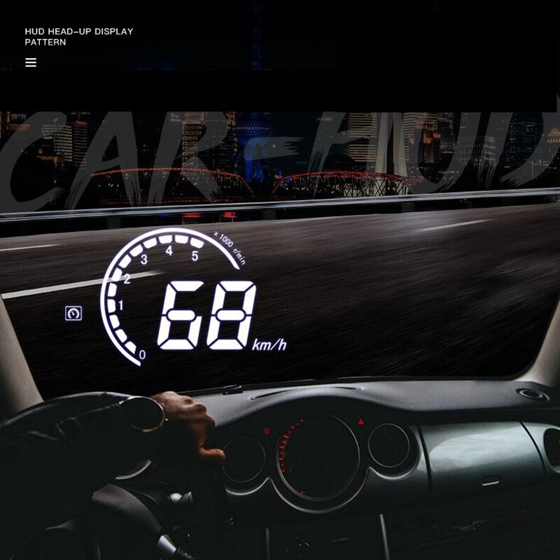 H6 Head-Up Display OBD Car HUD Head-Up Display HD ... – Grandado