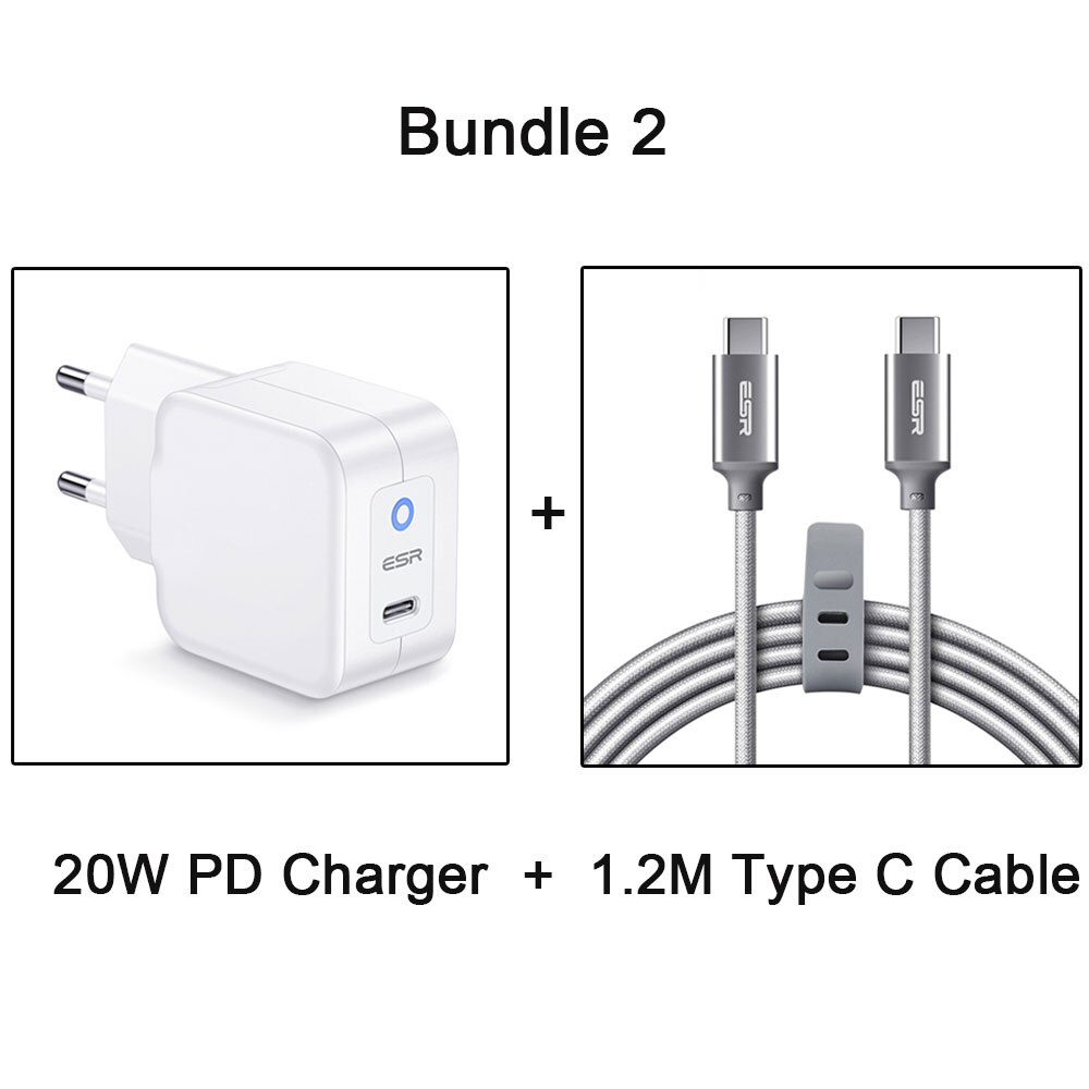 ESR-cargador rápido para móvil, dispositivo de car... – Grandado