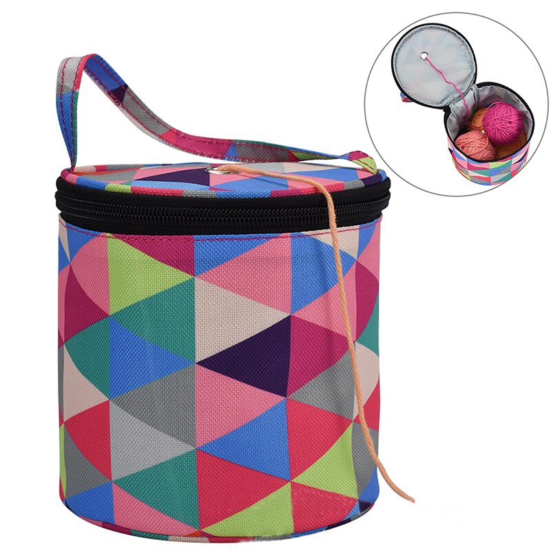 1PC Round Knitting Bag Home Daily Storage Bag Wool... – Vicedeal