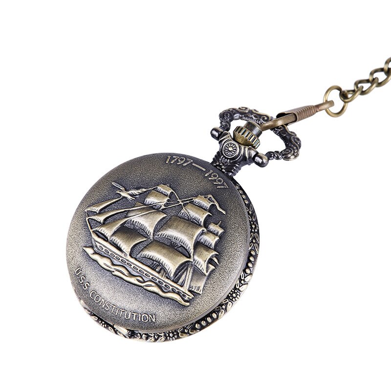 8040 Retro large thick chain sailing flat pocket w... – Vicedeal