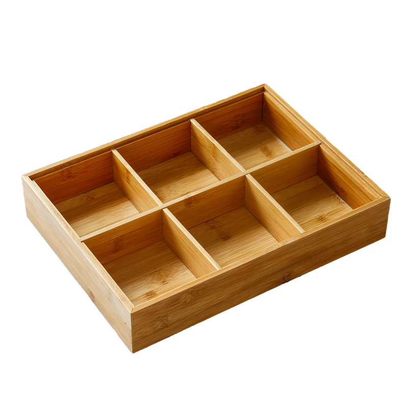 Square Wooden Dried Fruit Platter Divided Snacks C... – Grandado