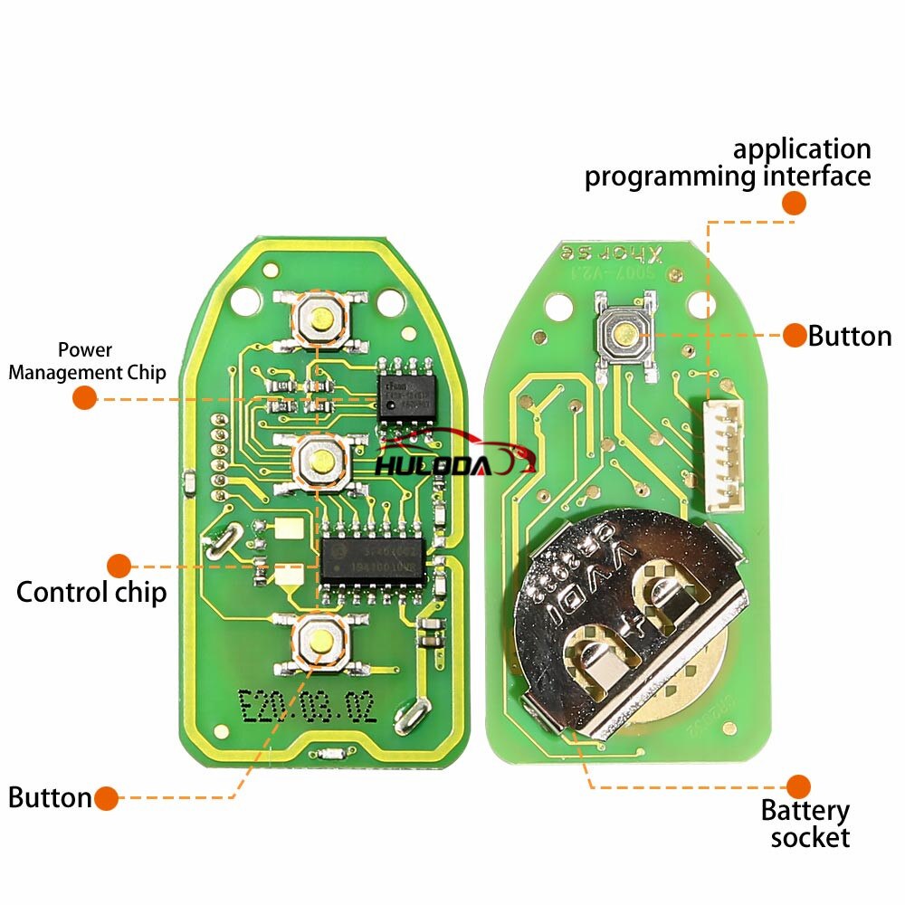 Xhorse VVDI Universal Remote Key Fob XKHY01EN 4 Bu... – Grandado