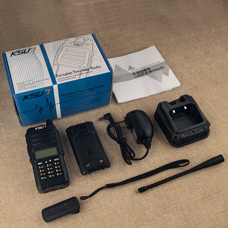 KSUN X-UV1D Walkie Talkie 8W VHF UHF Dual Band 136... – Grandado