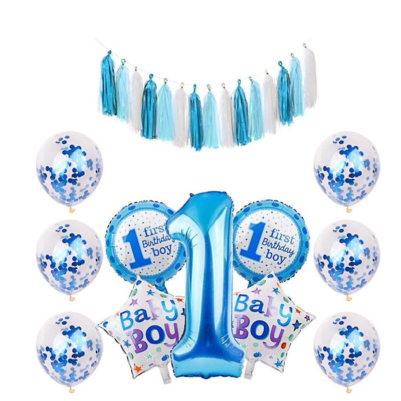 1rd Birthday 1 Years Old Blue Boy Number Birthday ... – Vicedeal