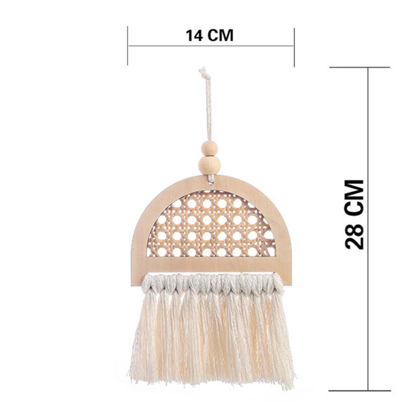 Rattan Wood Macrame Wall Decor Ramadan Decoration ... – Vicedeal