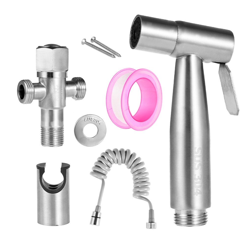 Kädessä pidettävä wc bideesuihku ruostumattomasta ... – Grandado