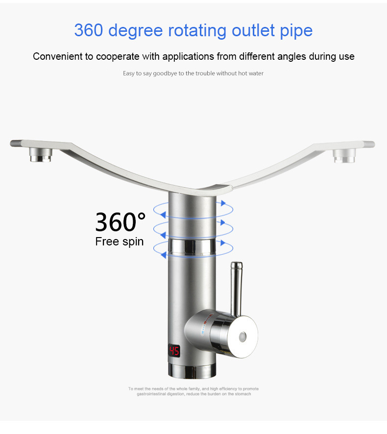 3000W Electric Instant Water Heater Faucet LED Amb... – Grandado