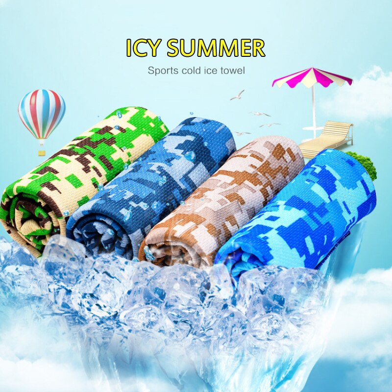 Portable Ice Towel Heat Relief Reusable Chill Micr... – Vicedeal