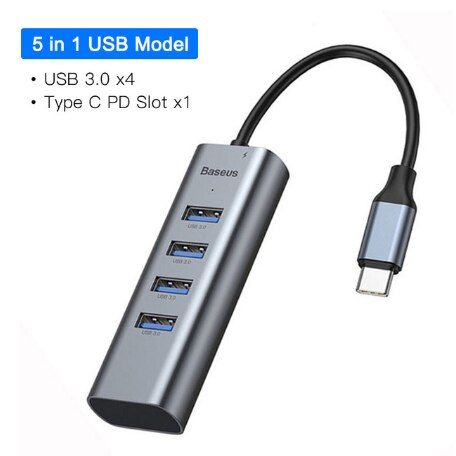 Baseus USB C HUB Type C to Multi USB 3.0 HUB HDMI ... – Vicedeal