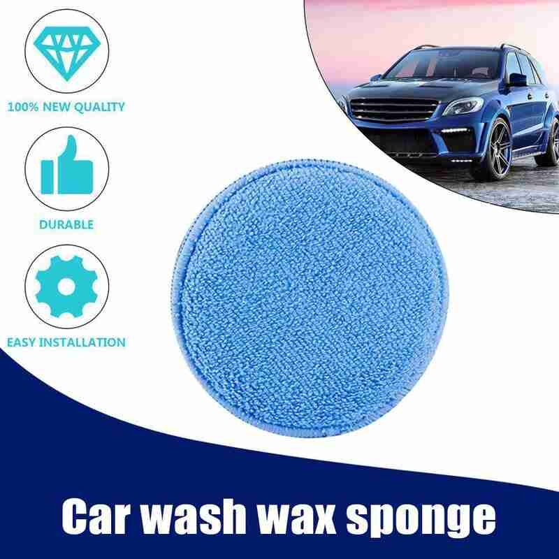 Sponge waxing car wash 5 inch waxing round cake po... – Vicedeal