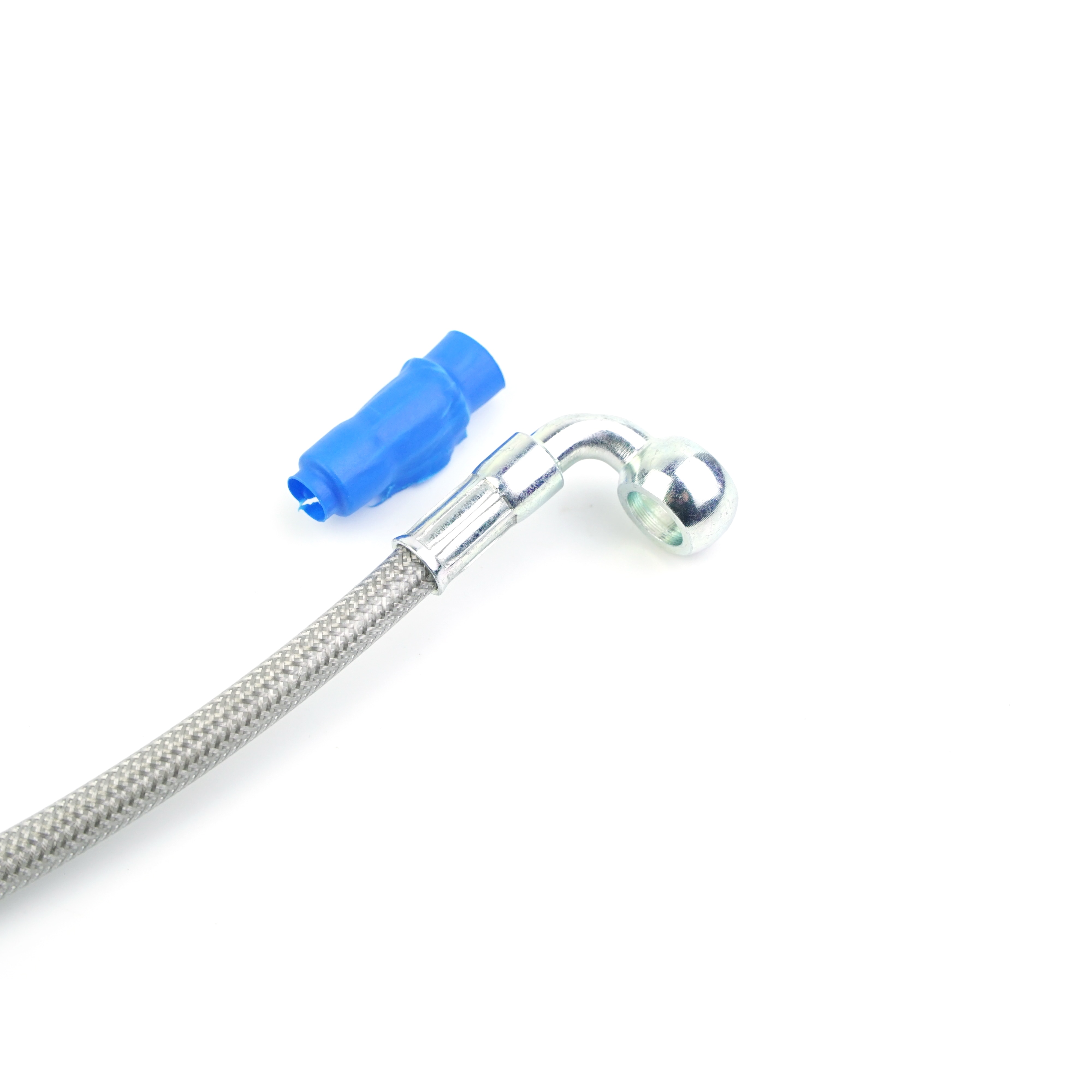 AN3 Braided Brake Hose Moto M10 Banjo 28 90 Degree... – Grandado