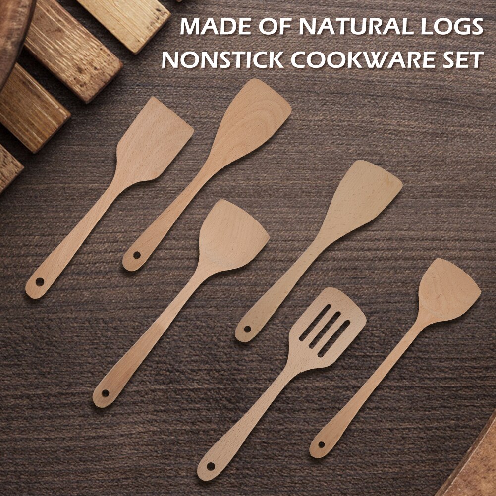 Wooden Kitchen Utensils Cooking Shovel Spatula Spo... – Vicedeal