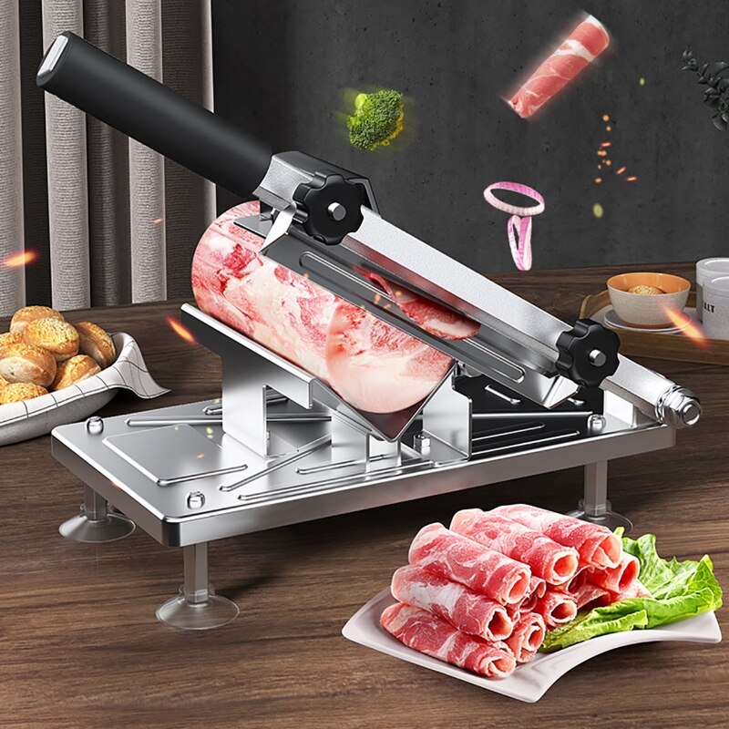 Stainless Steel Meat Slicer Food Cutter Slicing Ma... – Vicedeal