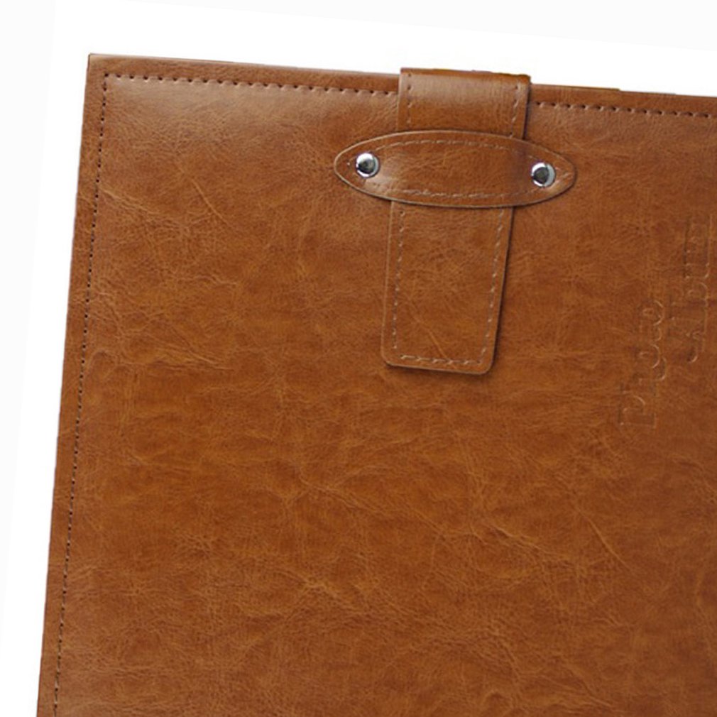 6 Inch Leather Vintage Photo Album 200 Inlay Photo... – Vicedeal