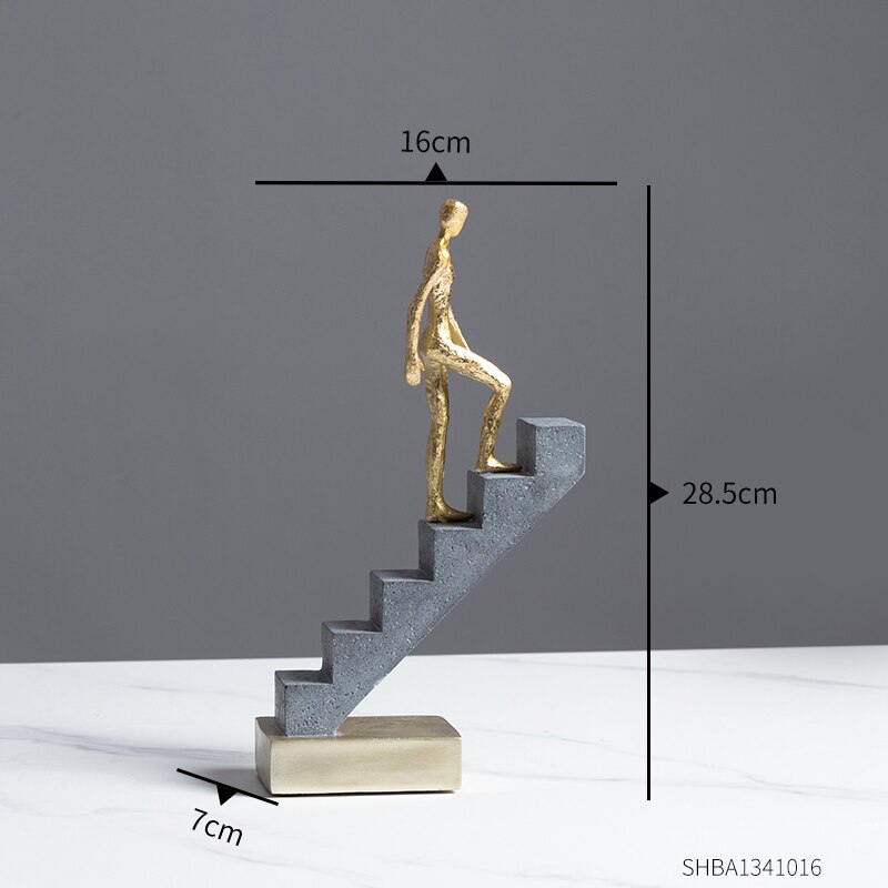 Sculpture Modern Art Abstract Resin Statue Stair M... – Grandado