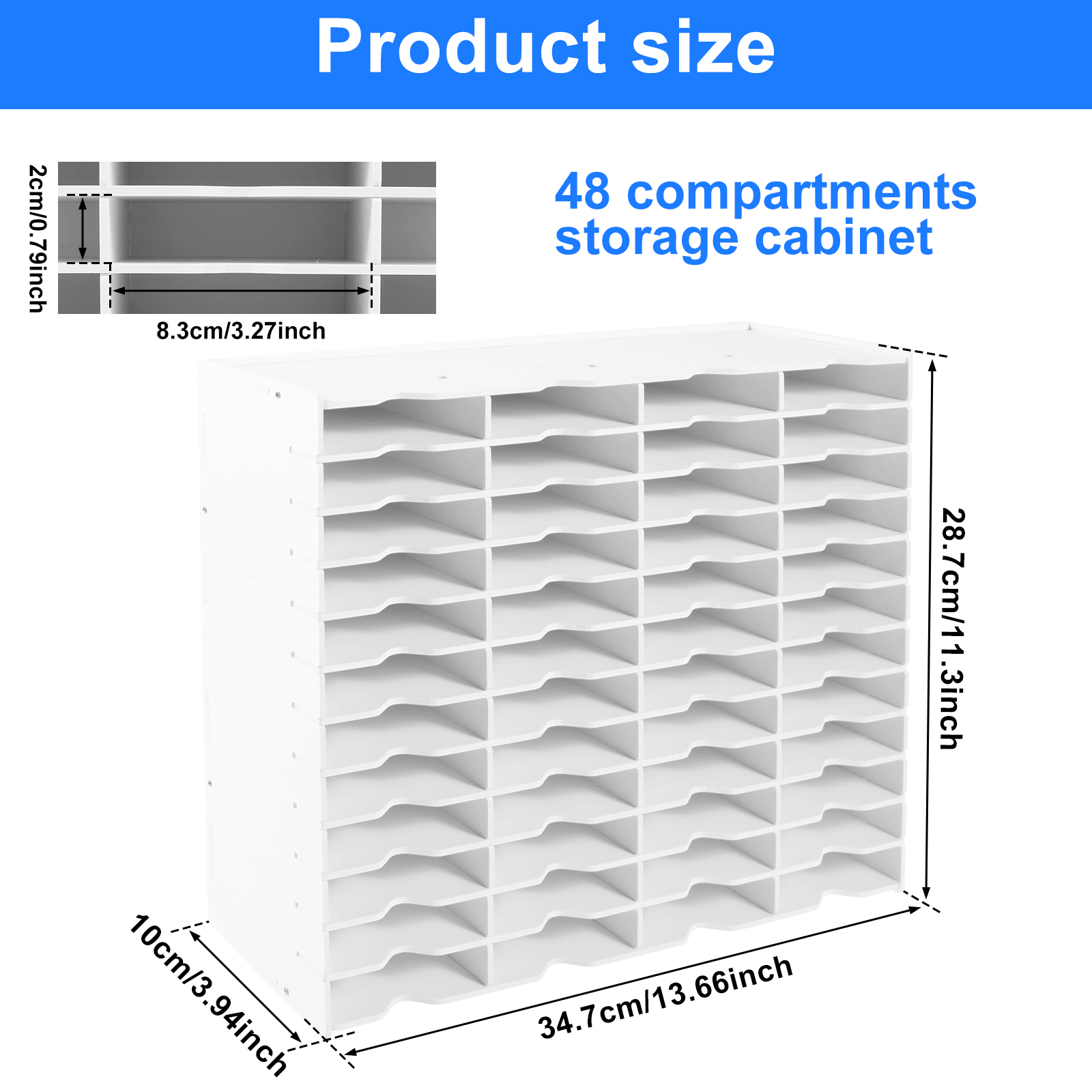 24/48 Slots Ink Pad Holder Sturdy Pad Organizer Wa... – Vicedeal