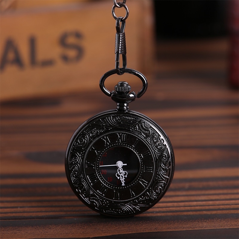 Ancient Roman Scale Pocket Watch Hollow Carved Lac... – Grandado