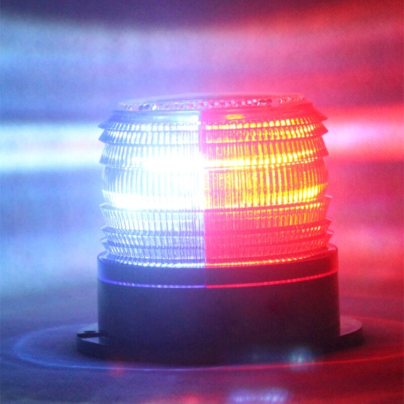 1 Pc Solar Flashing Warning Light Strobe Emergency... – Grandado