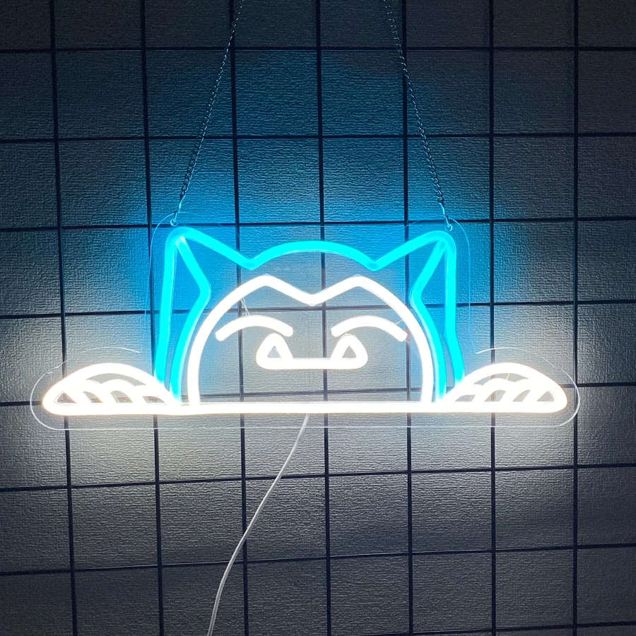 Luces de neón LED de dibujos animados, animales li... – Grandado