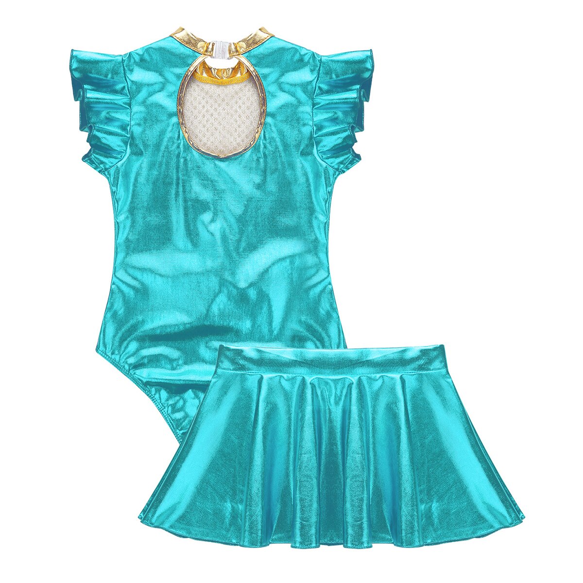 ChicTry Kids Teens Performance Dance Costume Shiny... – Grandado